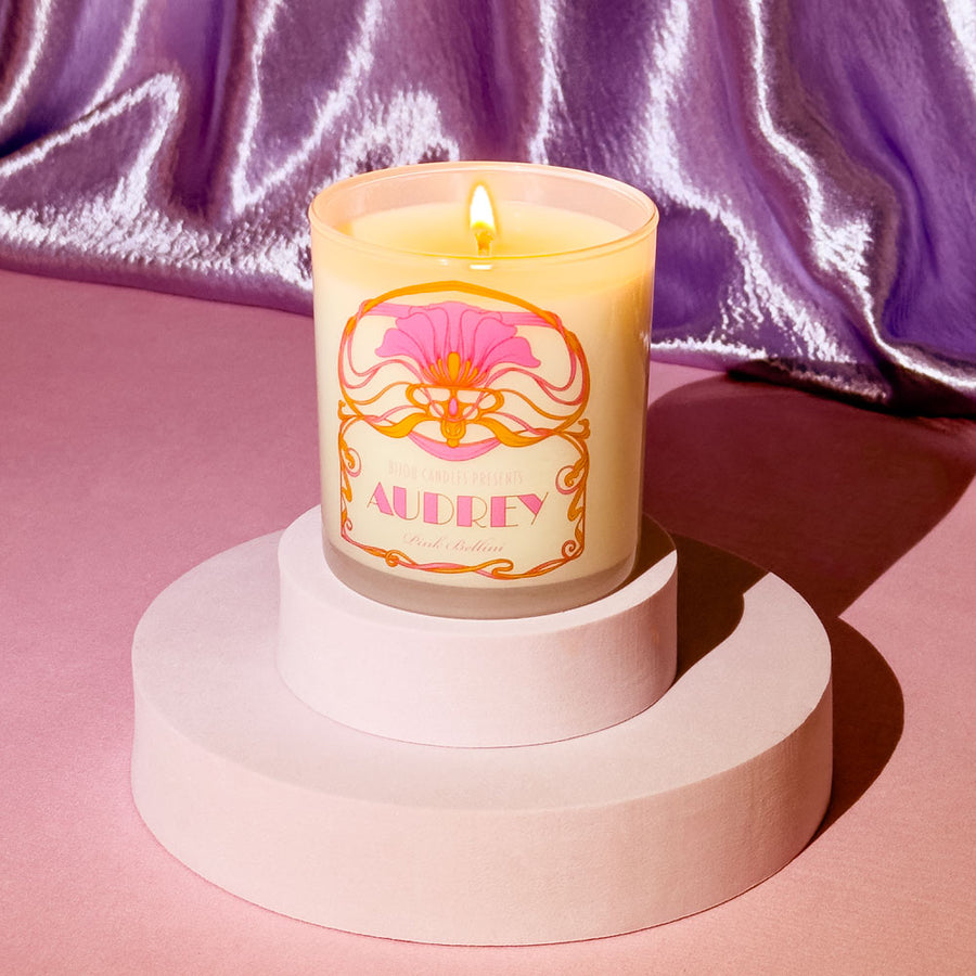 Bijou Candles | Audrey · Pink Bellini 10oz Candle